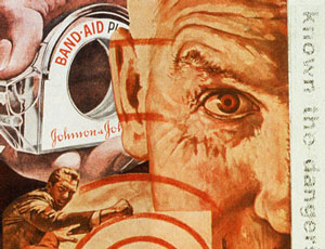 Nuclear Jitters | Sally Edelstein Collage | CONSUMING IMAGES