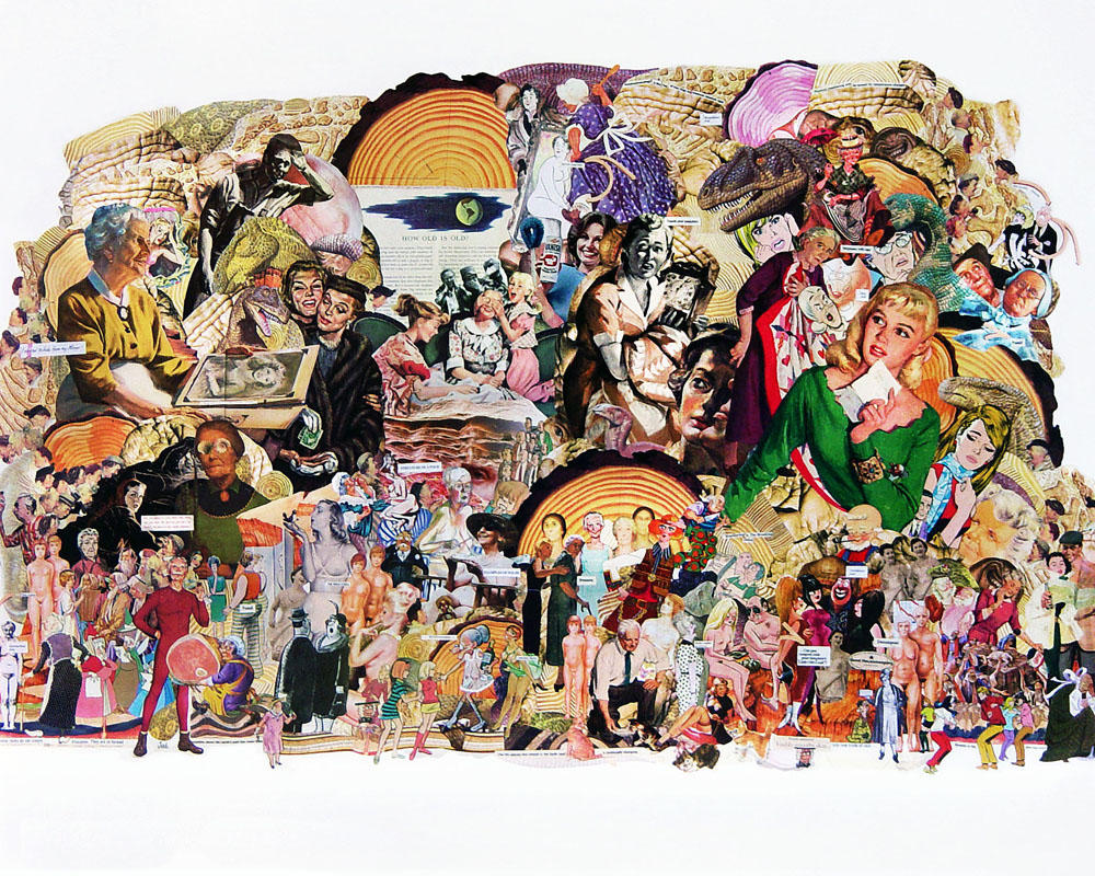 Media Made Women | Sally Edelstein Collage | DEFROSTING THE COLD WAR